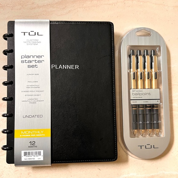 TUL | Office | Tul Undated Monthly Planner Junior Size Bundle Price Is ...